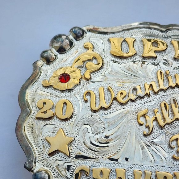 Tres Rios Silver | Accessories | Tres Rios Silver Trophy Belt Buckle ...